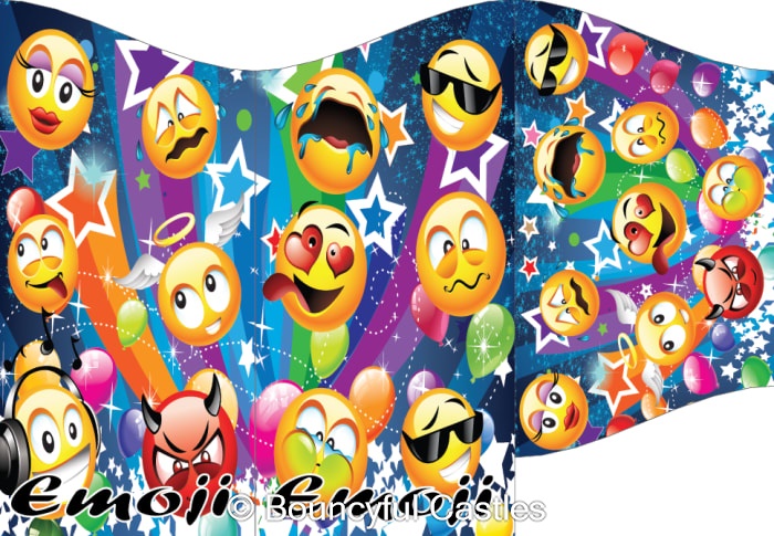 Rent Emoji Bouncy Castle With Slide